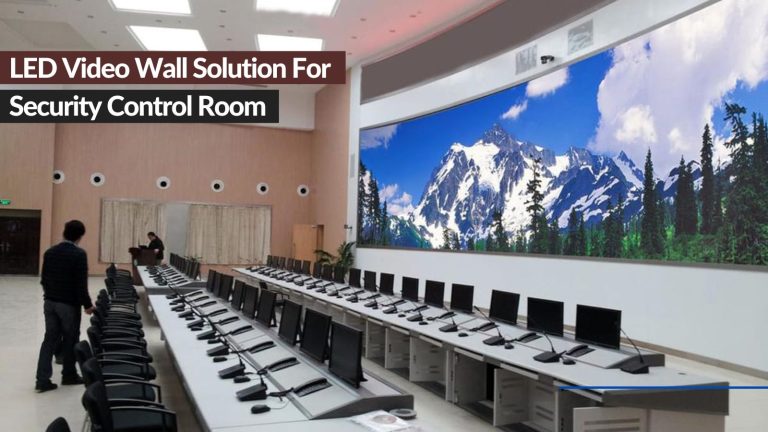 LED Video Wall Solution For Security Control Room | SUNSHINE LED ...