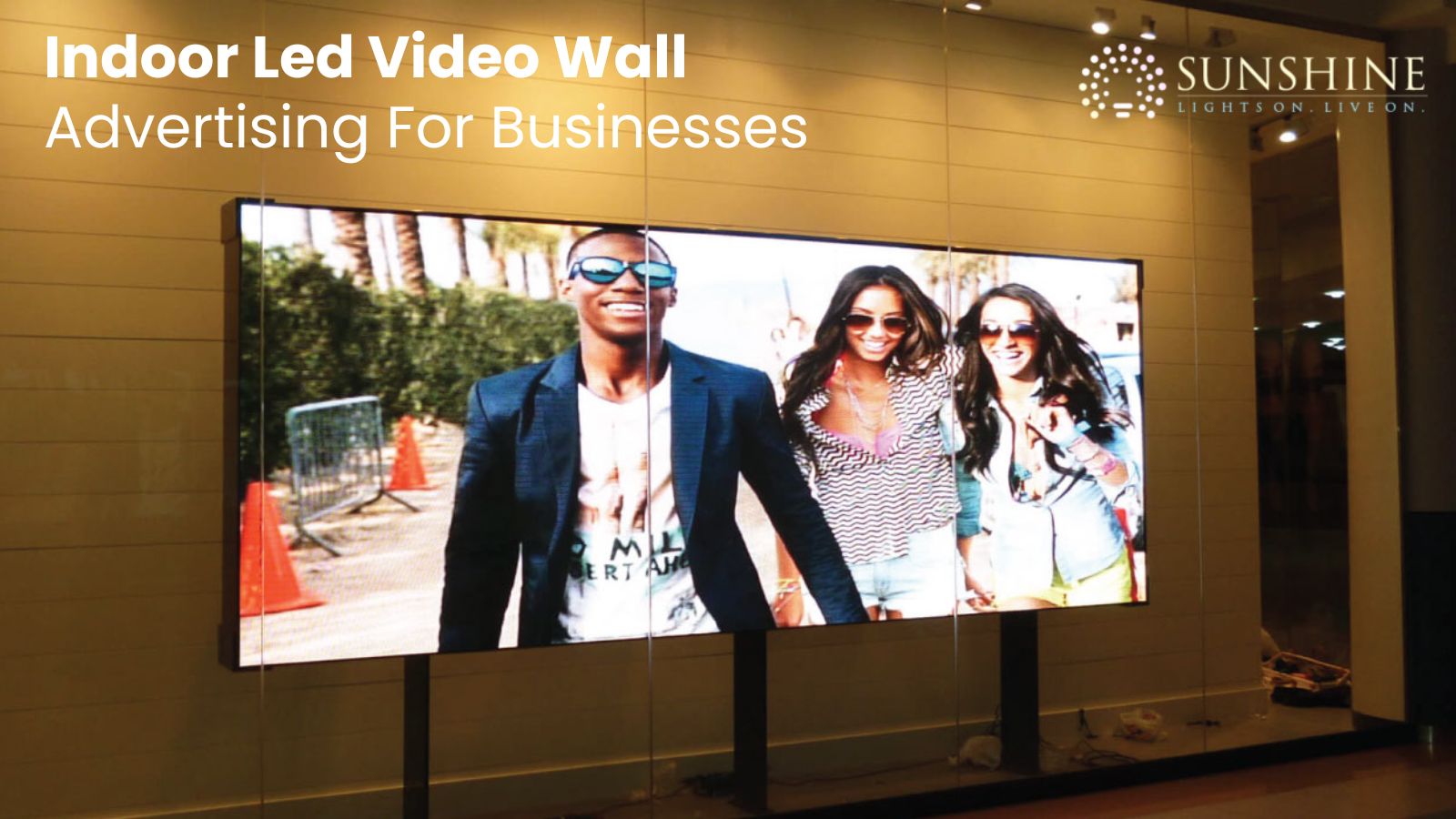 Indoor Led Video Wall Advertising For Businesses | SUNSHINE LED DISPLAY ...