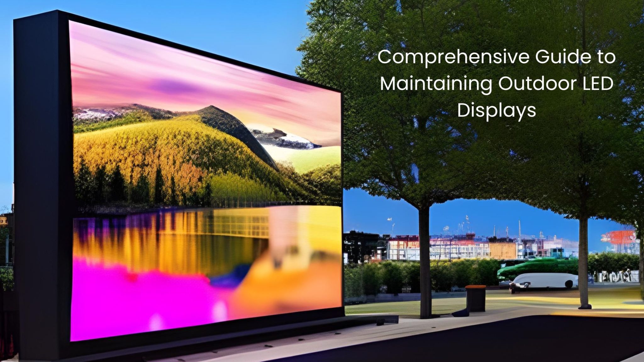 Comprehensive Guide to Maintaining Outdoor LED Displays | SUNSHINE LED ...
