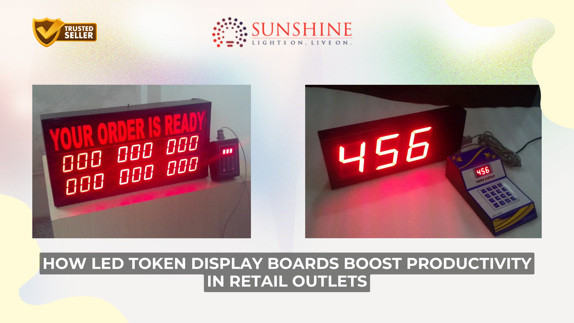 How LED Token Display Boards Boost Productivity in Retail Outlets