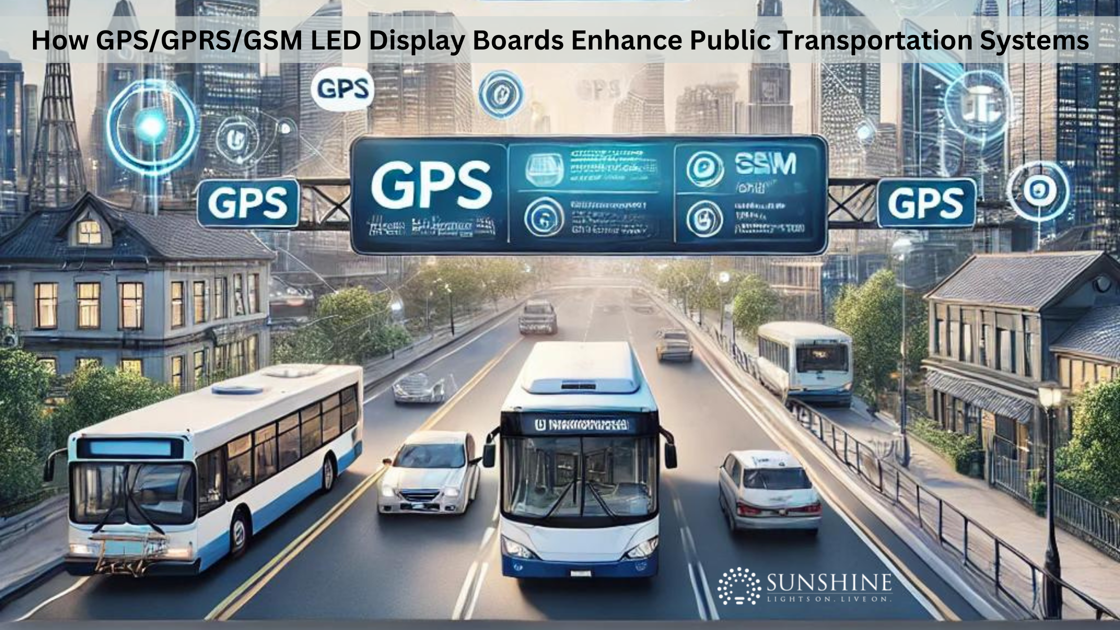 How GPS/GPRS/GSM LED Display Boards Enhance Public Transportation Systems