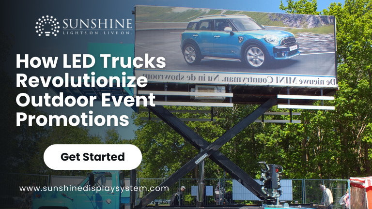 How LED Trucks Revolutionize Outdoor Event Promotions